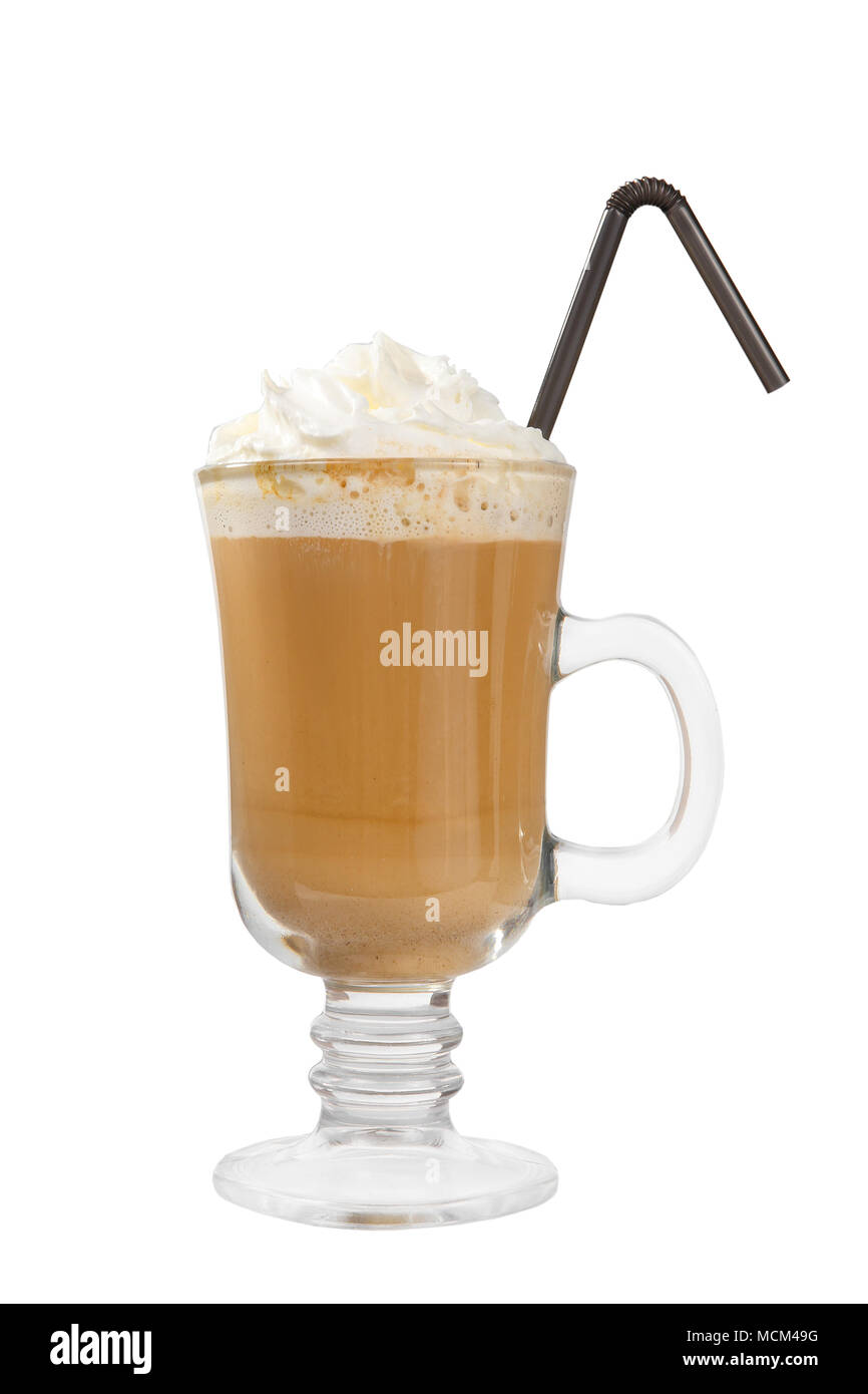 Hot chocolate in a cafe Cut Out Stock Images & Pictures - Alamy