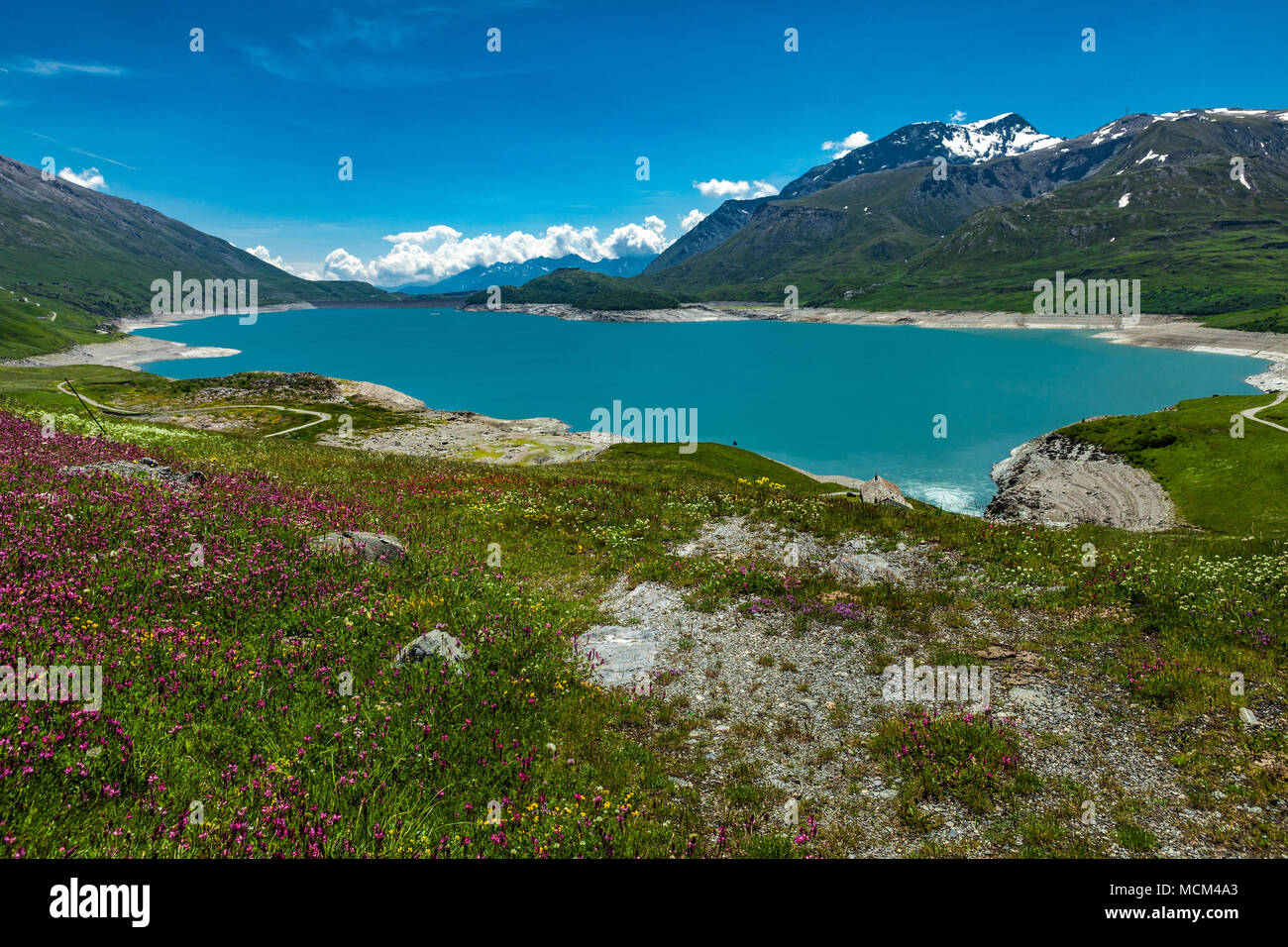 Mont Cenis Lake Stock Photo - Alamy