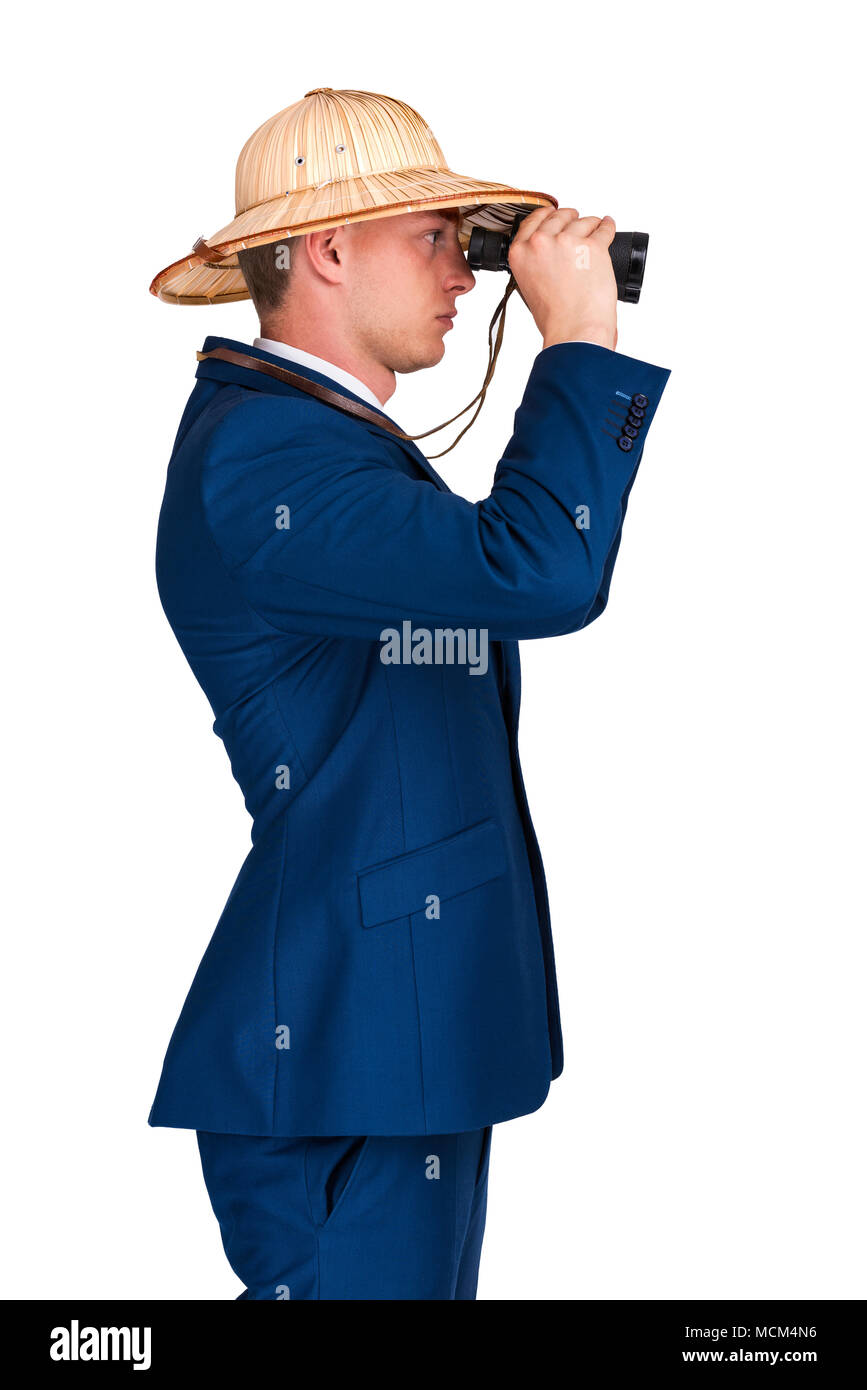 Side view binoculars isolated hi-res stock photography and images - Alamy
