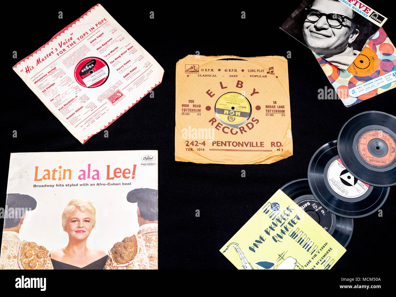 Old record collection hi-res stock photography and images - Alamy