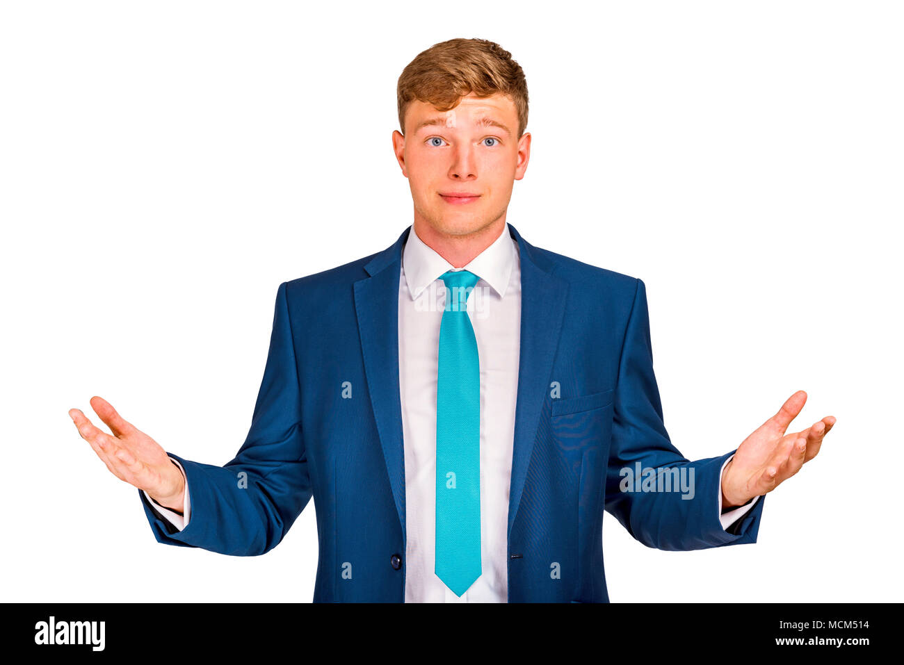 Business man with open arms hi-res stock photography and images - Alamy