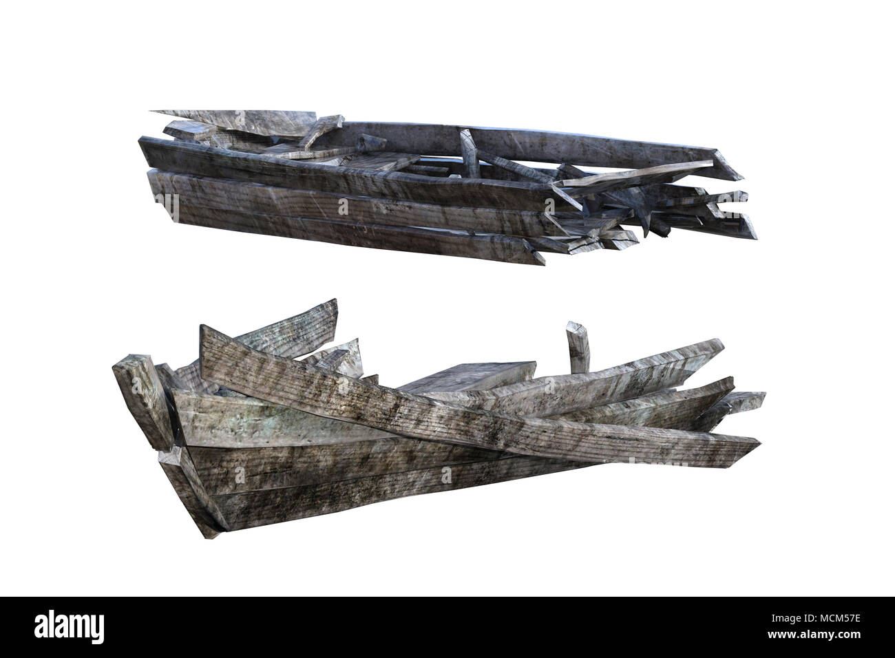 Wreck fishing boat Cut Out Stock Images & Pictures - Alamy