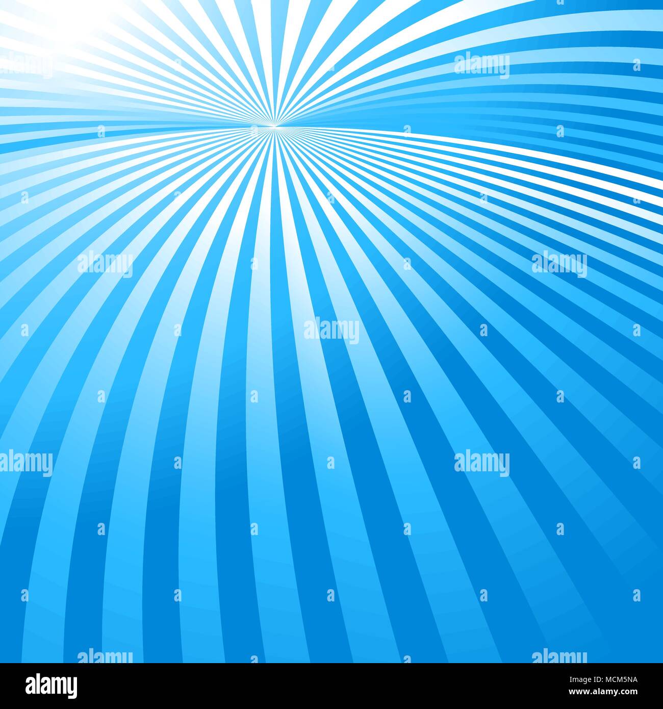 abstract blue background with sun rays Stock Vector Image & Art - Alamy