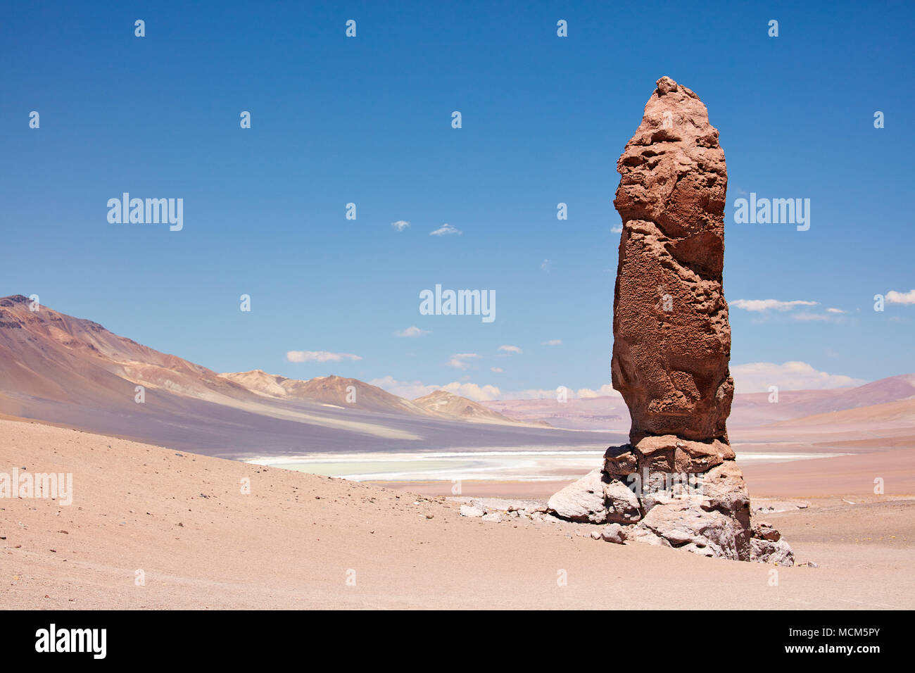 Monolith rock in the Atacama desert Stock Photo - Alamy