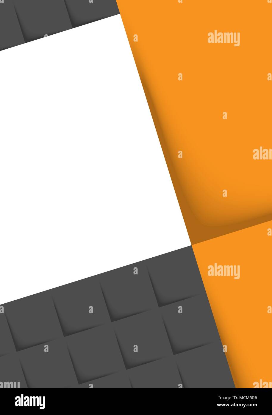 abstract orange background with squares and shadows Stock Vector Image ...