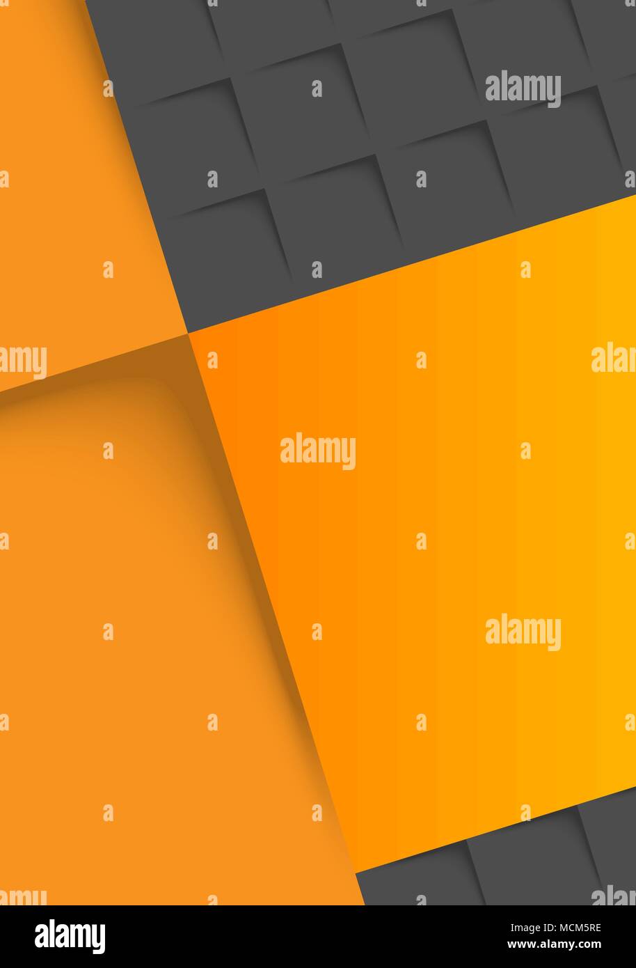 abstract orange vector background with squares Stock Vector Image & Art ...