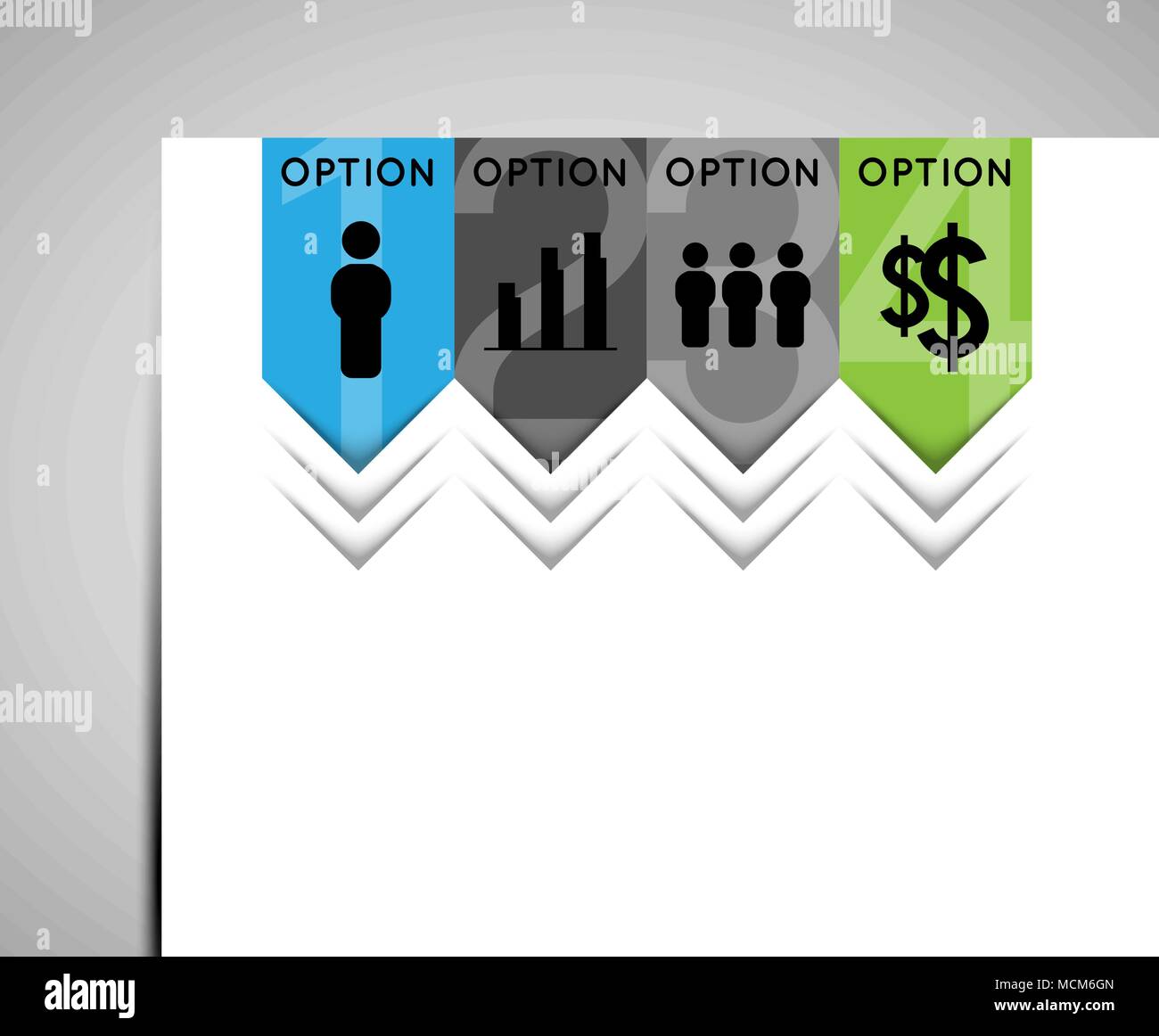 abstract option sign arrows, design element Stock Vector Image & Art ...
