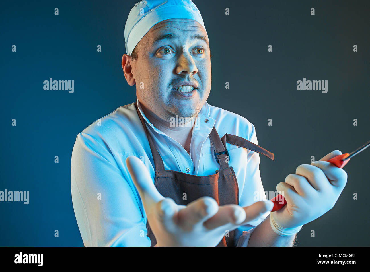 Screaming emotional man fan hi-res stock photography and images - Alamy