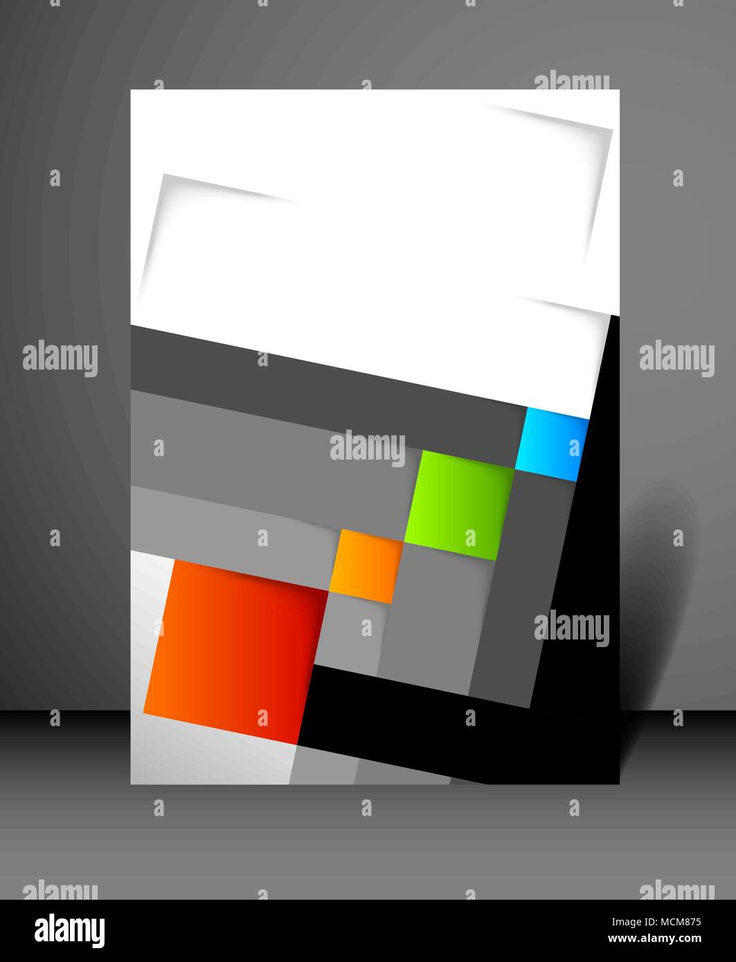 flyer design background with squares Stock Vector Image & Art - Alamy