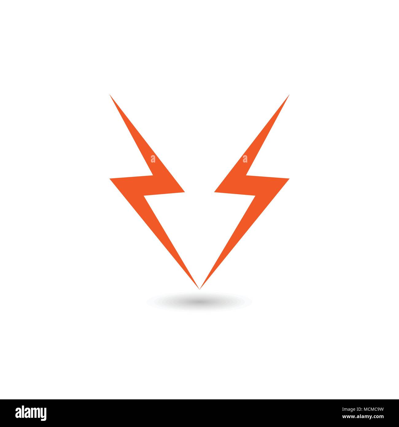 Lightning flat icons. Simple icon storm or thunder and lightning strike ... Lightning flat icons. Simple icon storm or thunder and lightning strike ...