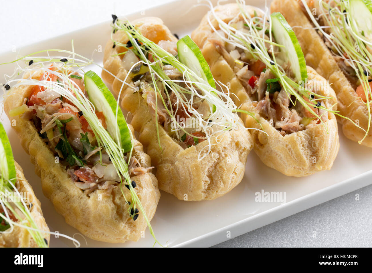 tasty cold snacks Stock Photo - Alamy