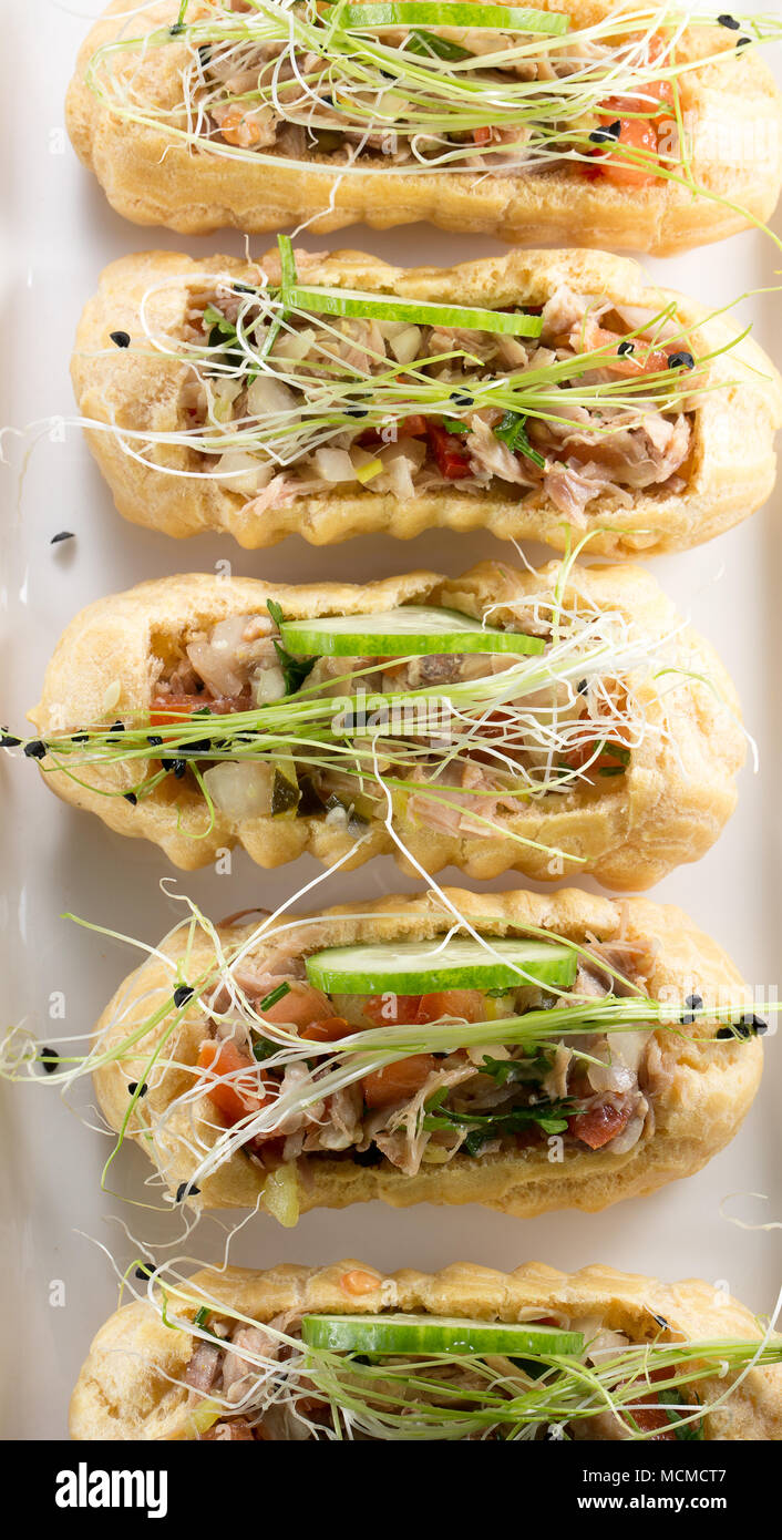 tasty cold snacks Stock Photo - Alamy