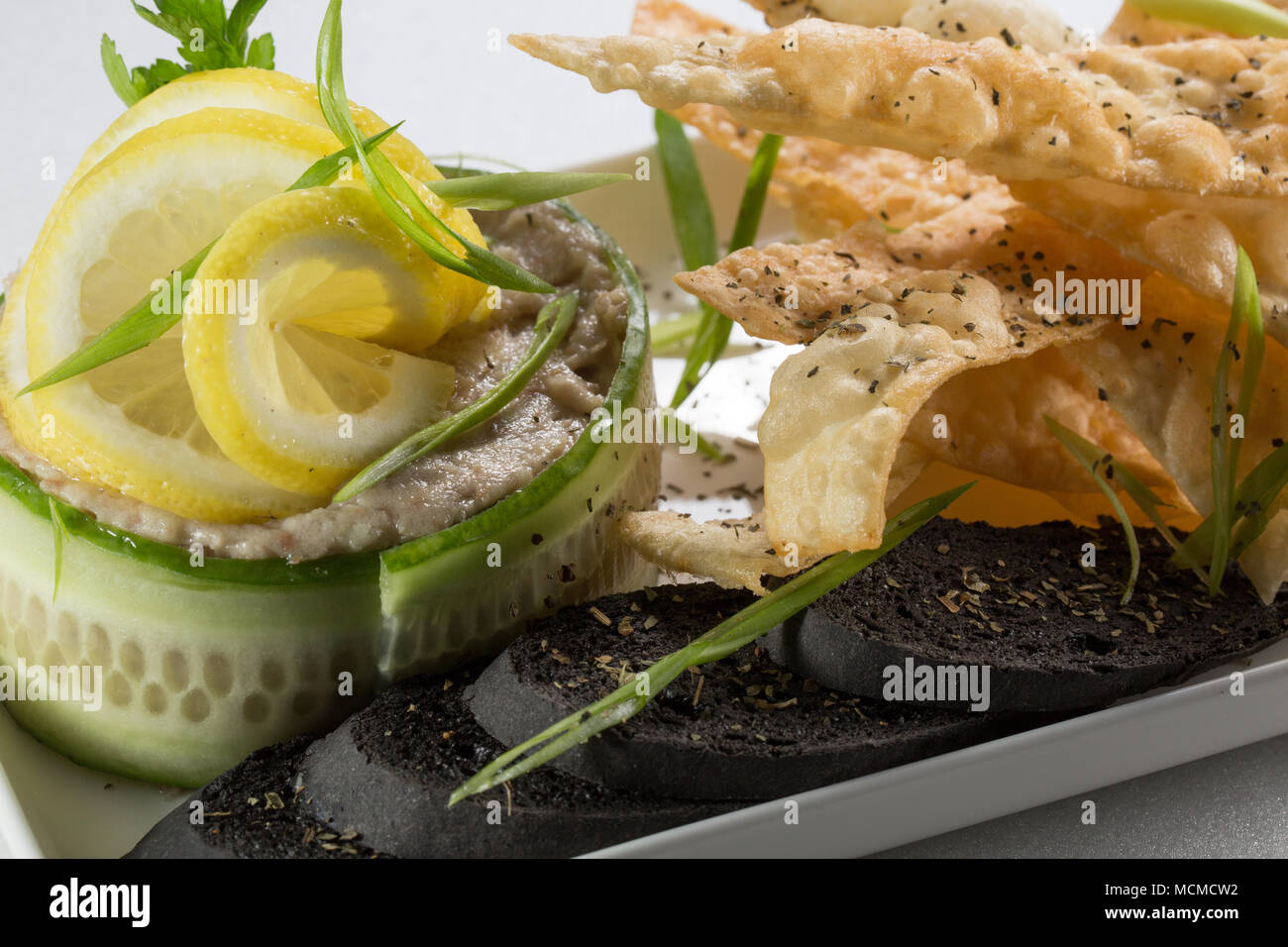 tasty cold snacks Stock Photo - Alamy