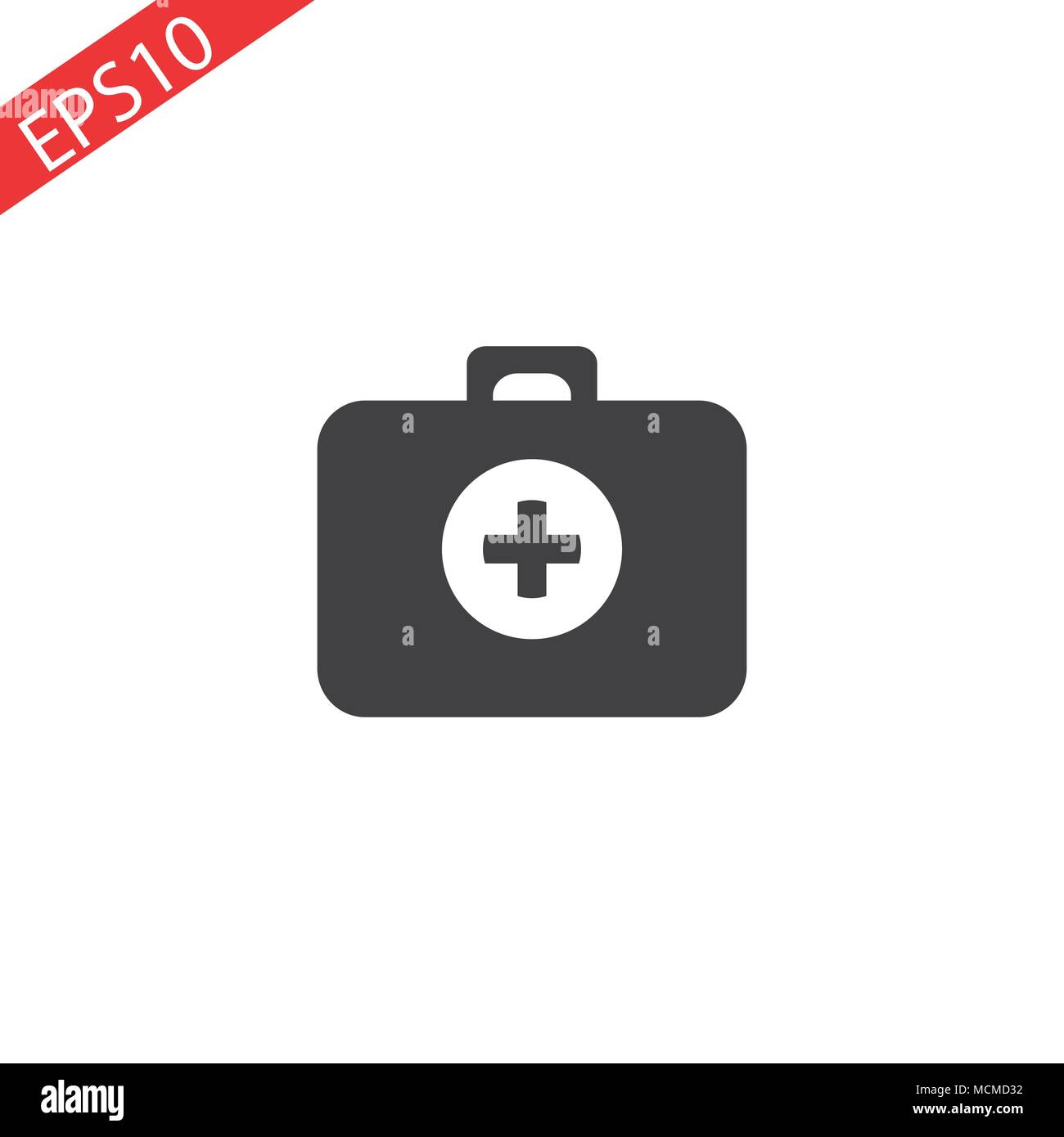 First aid Icon in trendy flat style isolated on grey background ...