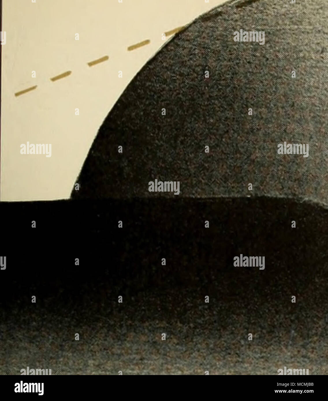 . if 3 inches = Age of Man (1 million years) fik Stock Photo - Alamy