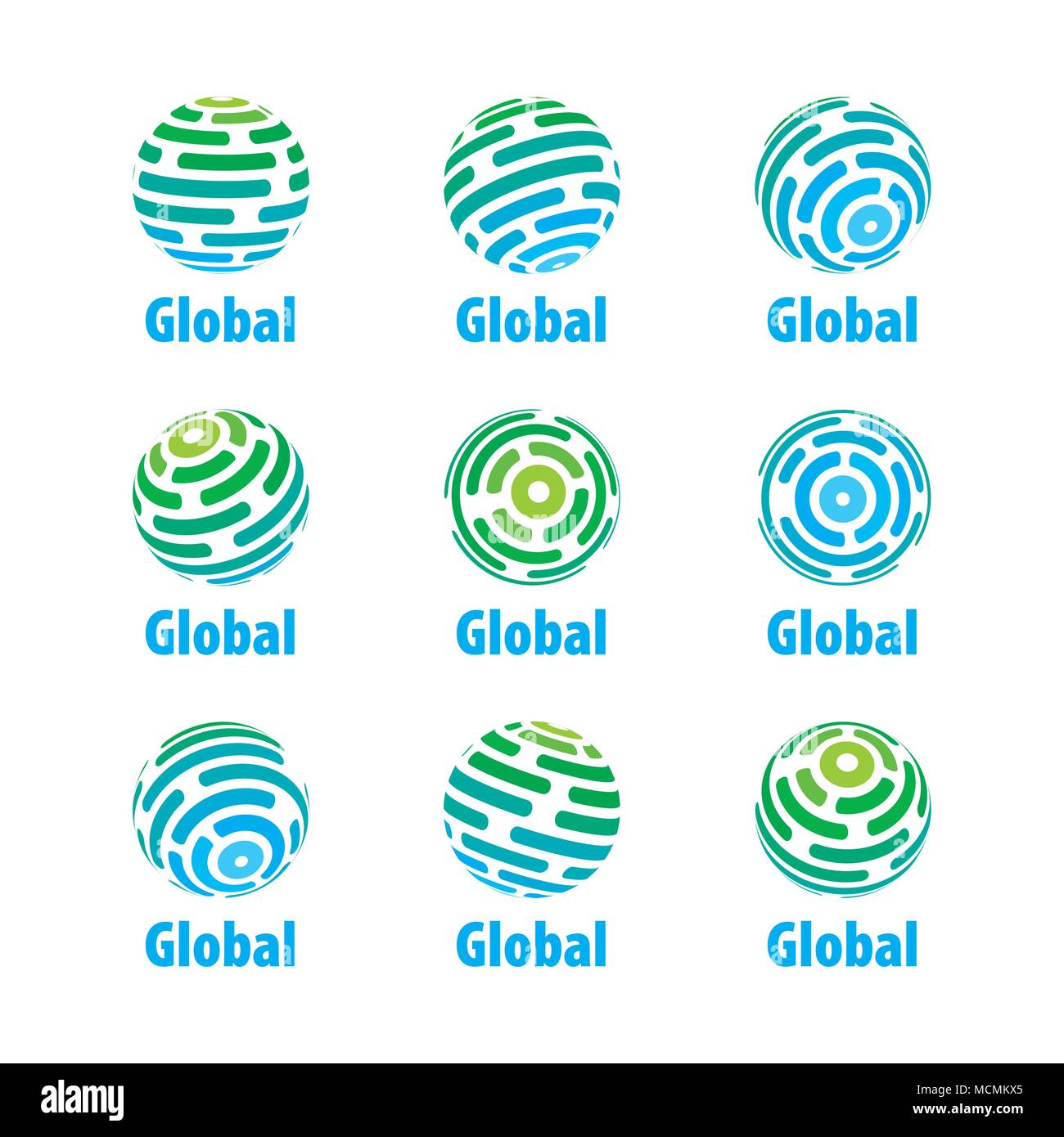 vector logo globe Stock Vector Image & Art - Alamy