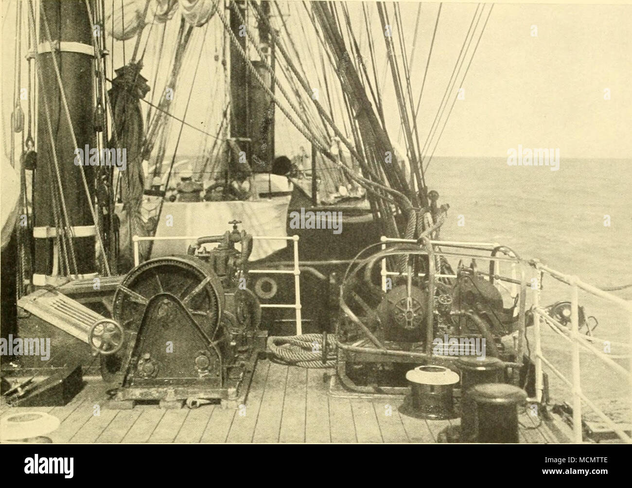 . E. H. Marshall phot. Fig. I. R.R.S.' Discovery'. View on forecastle ...