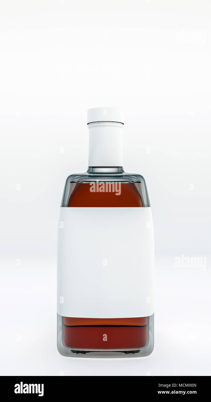 Blank Whiskey Bottle