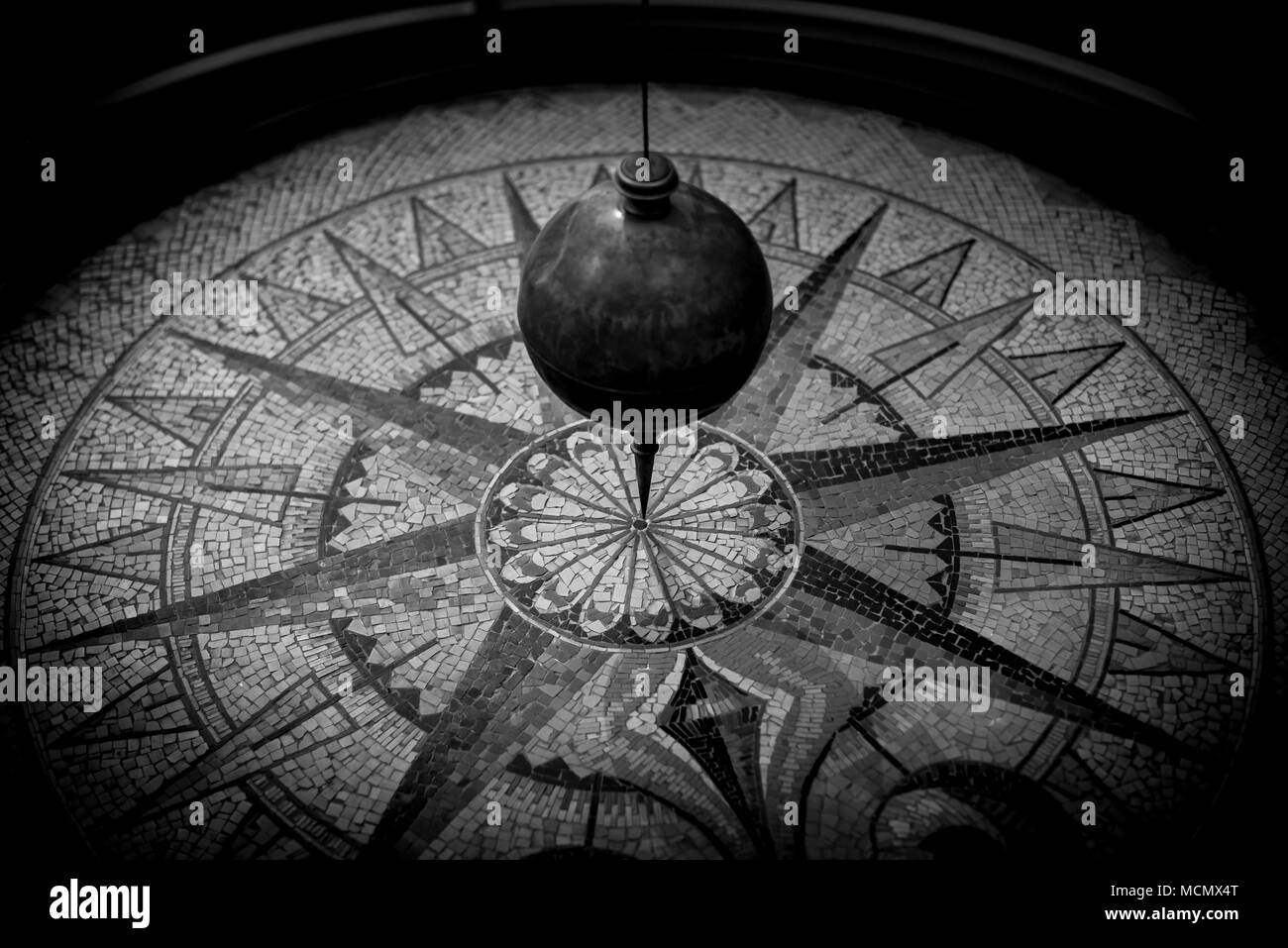 pendulum - black and white image Stock Photo - Alamy