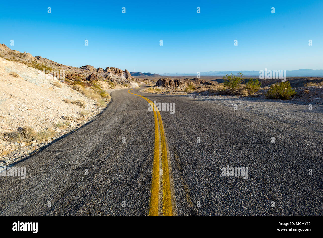 Long Winding Empty Road High Resolution Stock Photography and Images ...