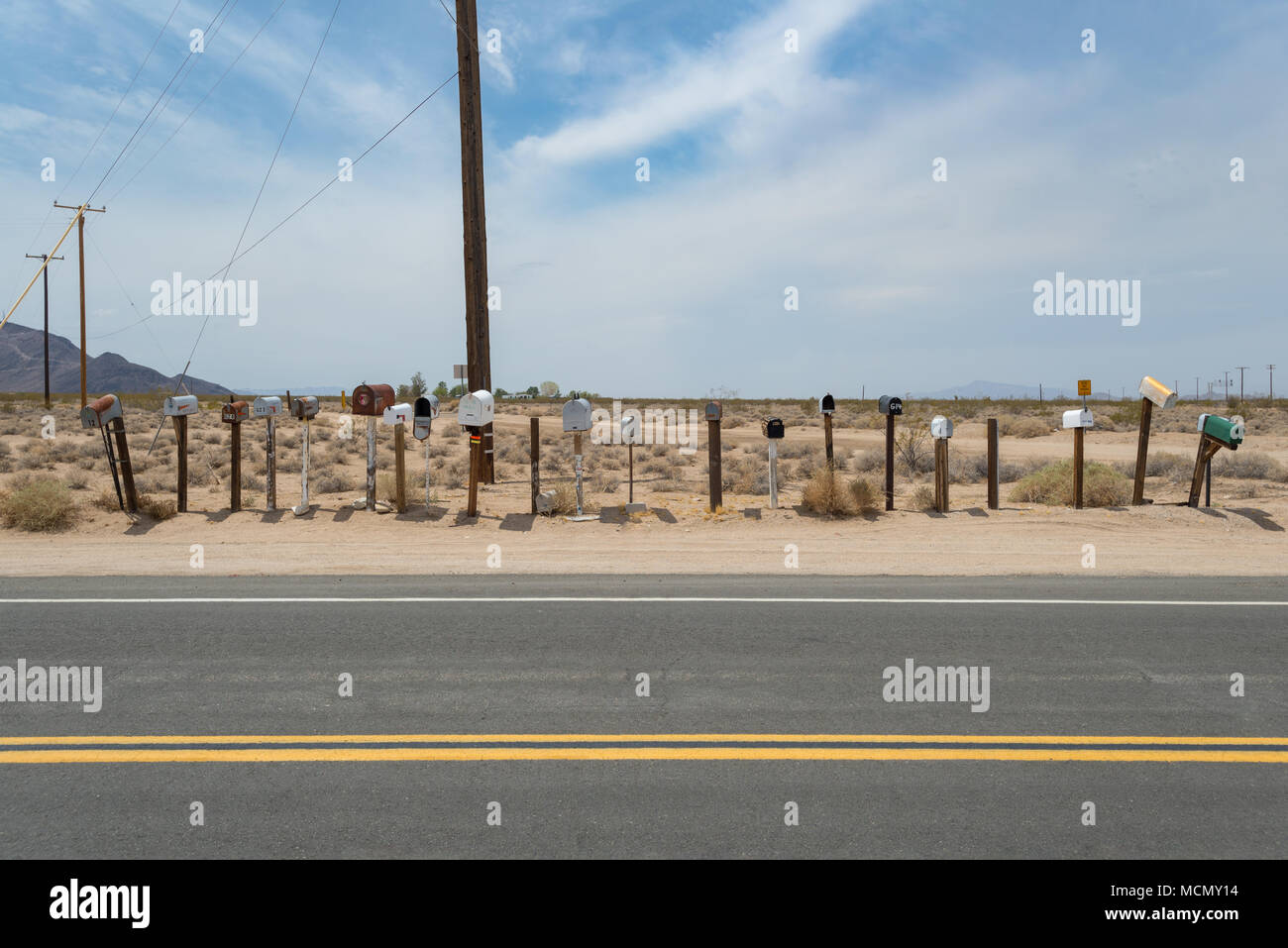 Desert Roadside High Resolution Stock Photography and Images - Alamy