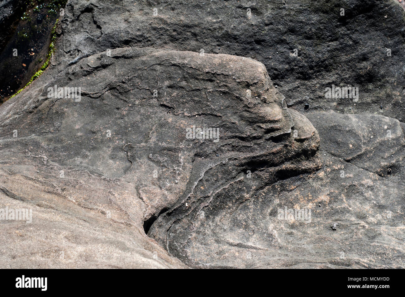 Weathered Sandstone rock, close up Stock Photo - Alamy
