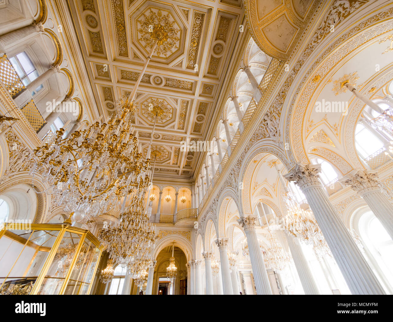 St. Petersburg, Russia: Winter Palace interior, Hermitage Museum complex Stock Photo - Alamy