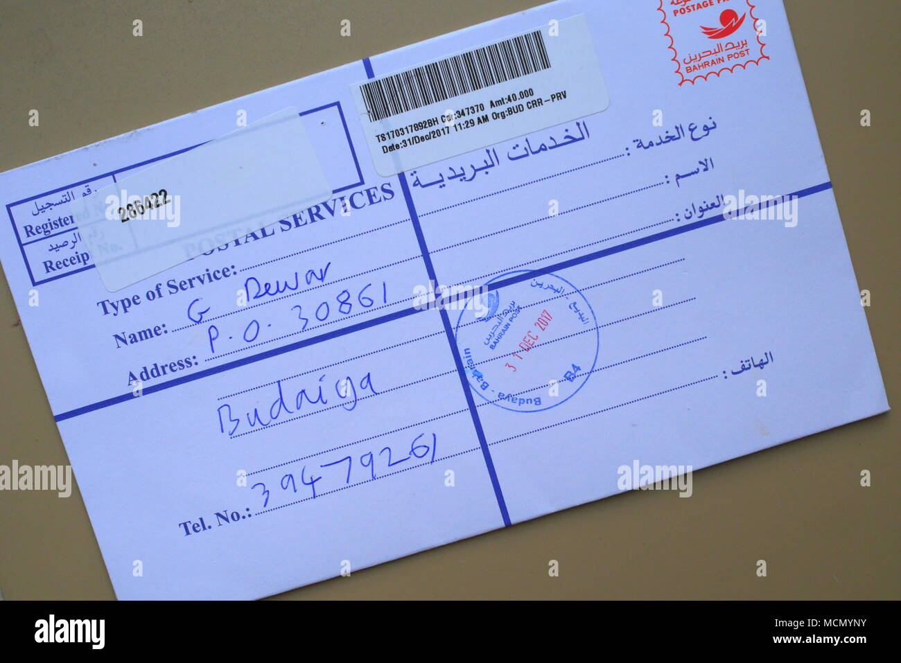Registered Letter