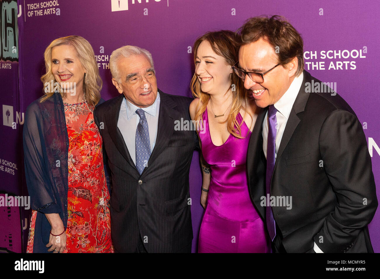 Allyson Green, Martin Scorsese, Eleanor Columbus, Chris Columbus attend ...