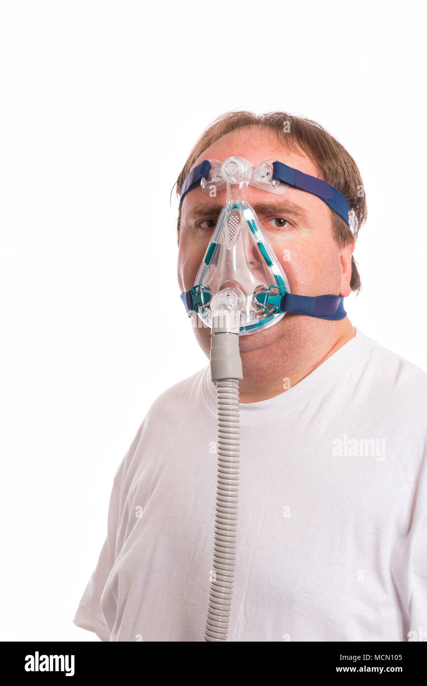 Sleep apnea oxygen mask hi-res stock photography and images - Alamy