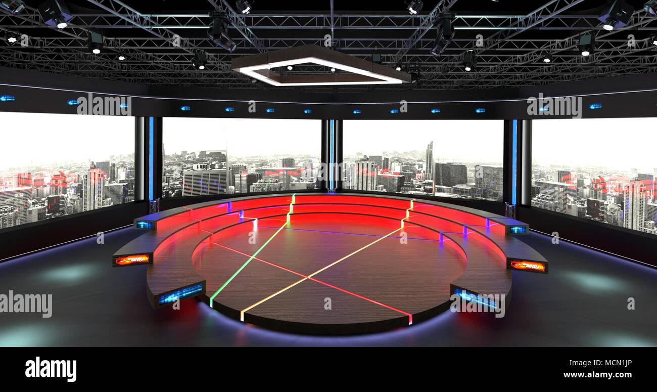 Virtual sets that are required for any modern show for TV channels ...