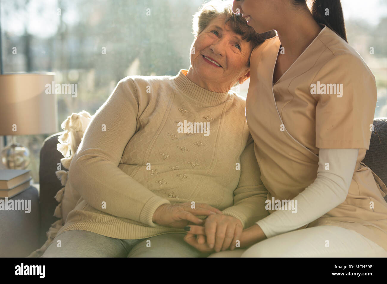 Dementia home nurse hi-res stock photography and images - Alamy