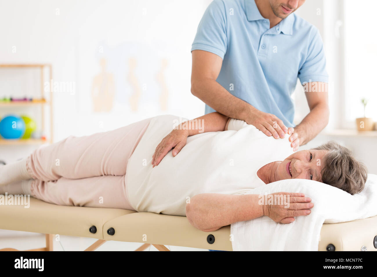 Senior physiotherapy equipment hi-res stock photography and images - Alamy