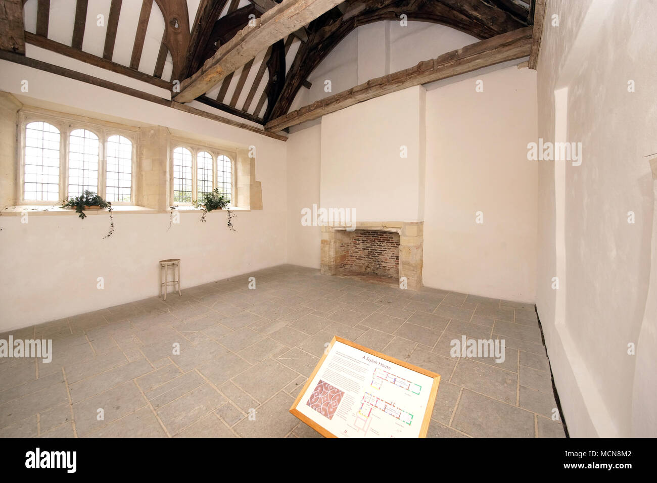 Fiddleford Manor inside and out Stock Photo - Alamy