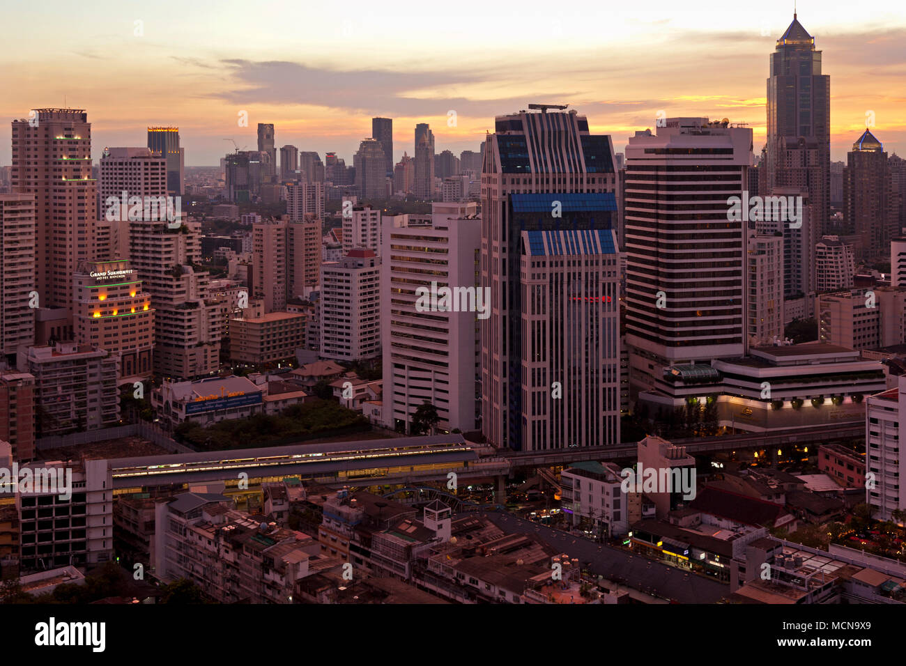 Bangkok skyline, Thailand Stock Photo - Alamy