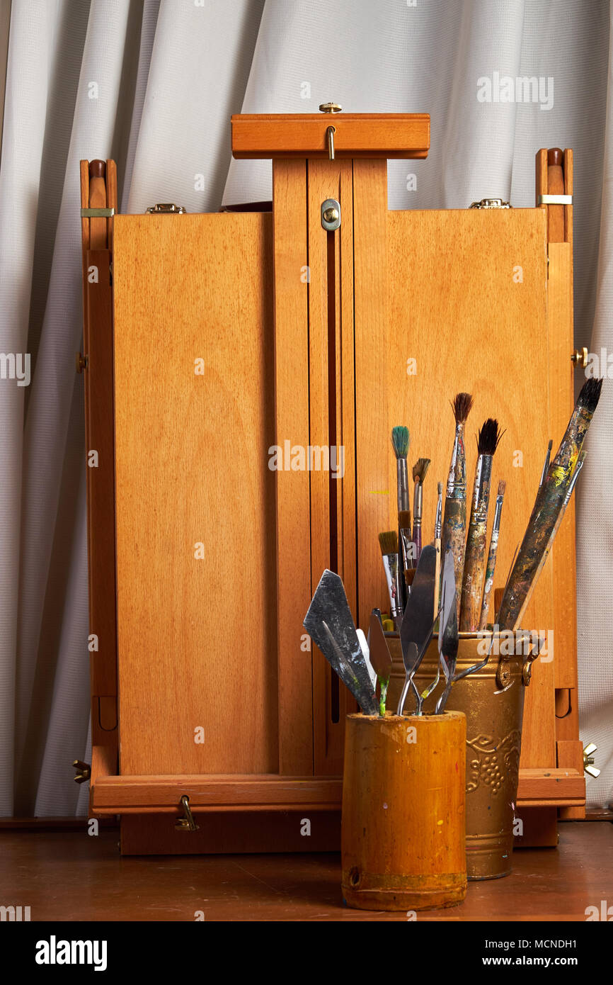 Intimate artist studio Stock Photo - Alamy