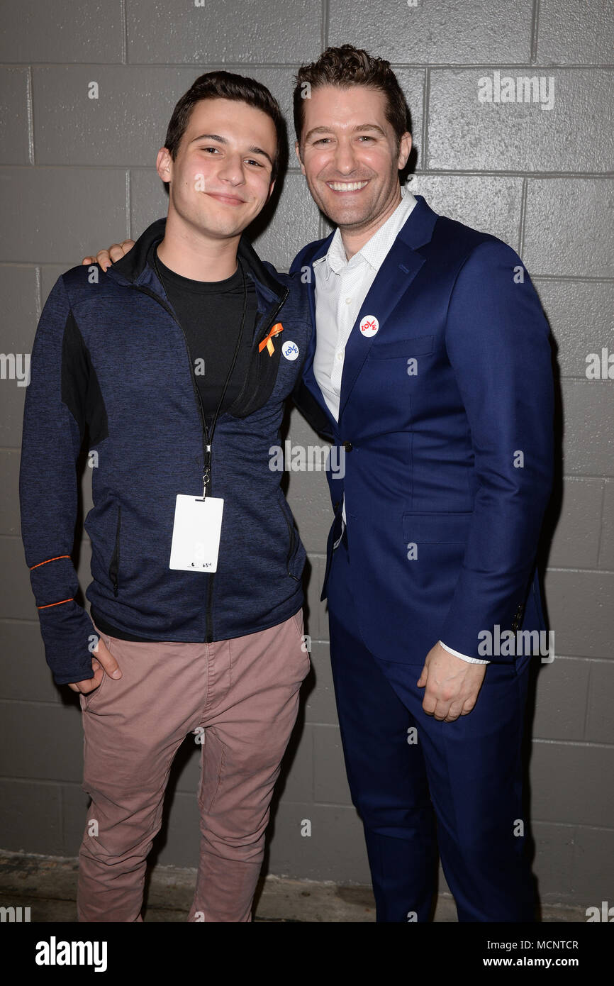 SUNRISE FL - APRIL 16: Cameron Kasky and Matthew Morrison pose ...