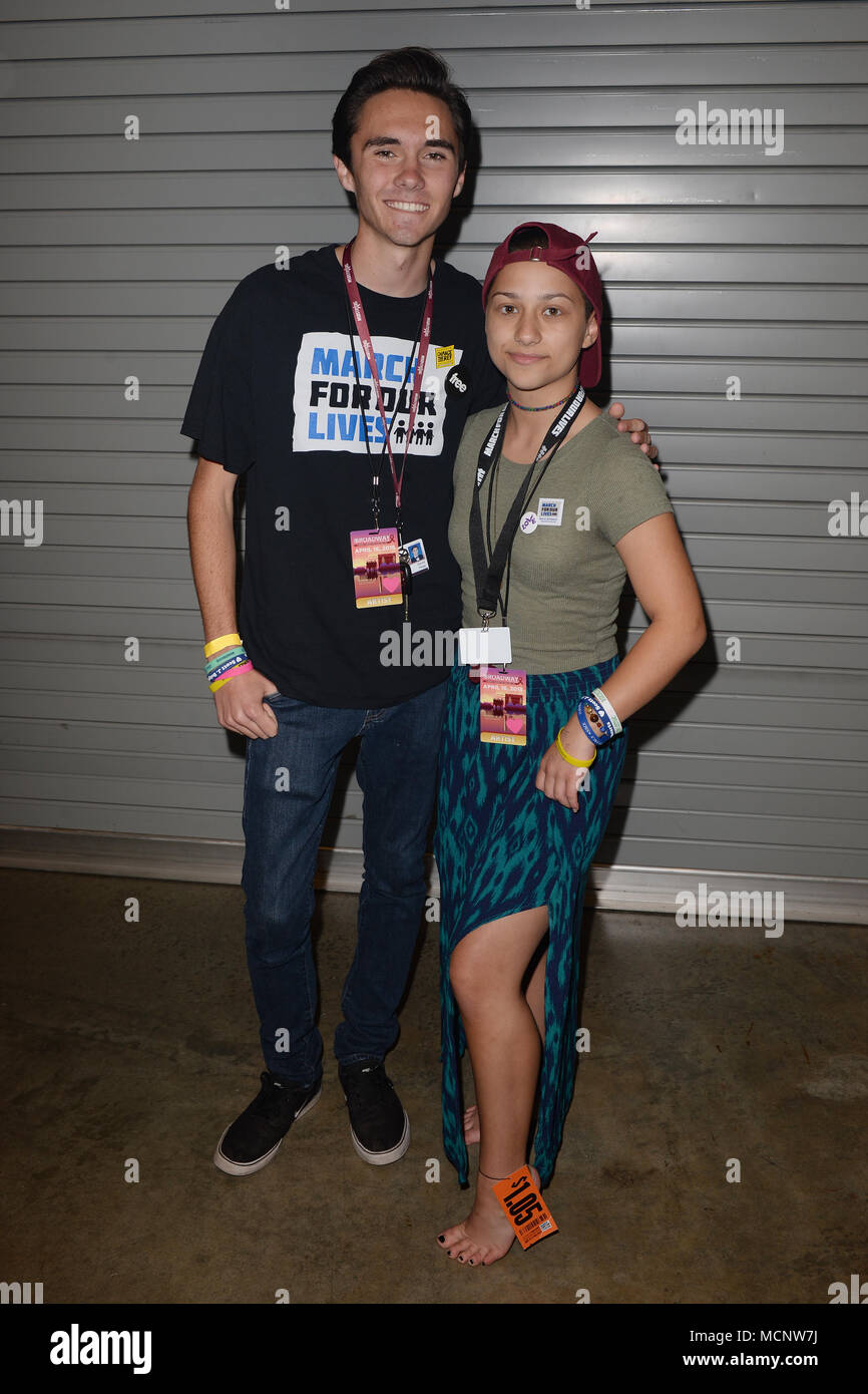 David hogg emma gonzalez hi-res stock photography and images - Alamy