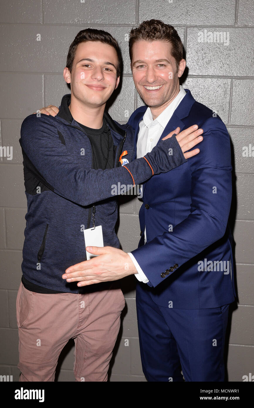 Sunrise FL, USA. 16th Apr, 2018. Cameron Kasky and Matthew Morrison ...