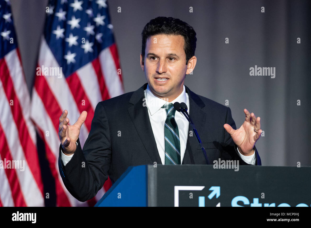 Senator Brian Schatz (D-HI) speaking at the J Street National ...