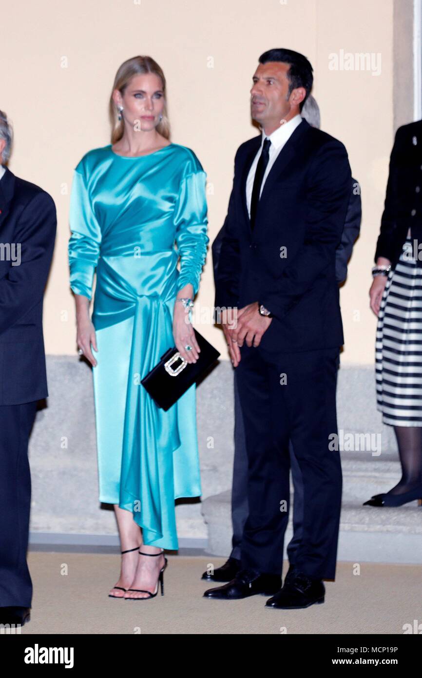 Luis Figo And Helen Svedin Stock Photos & Luis Figo And Helen Svedin ...