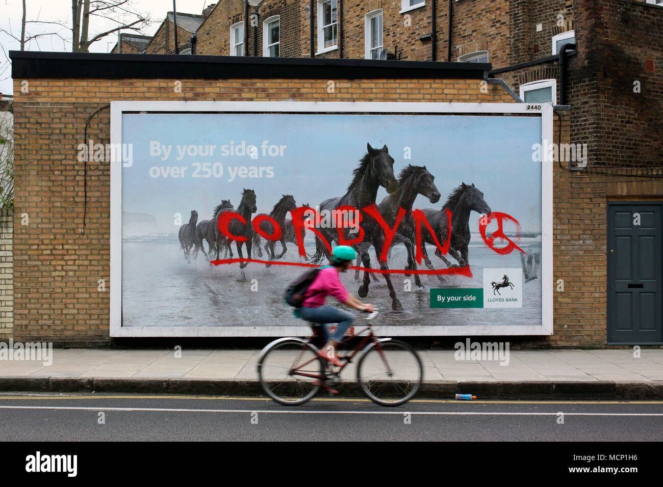 Daubed with graffiti hi-res stock photography and images - Alamy