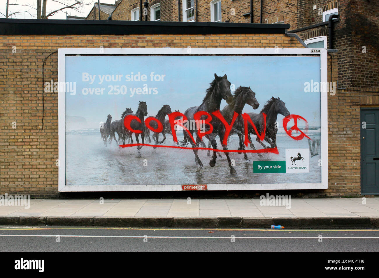 Daubed with graffiti hi-res stock photography and images - Alamy