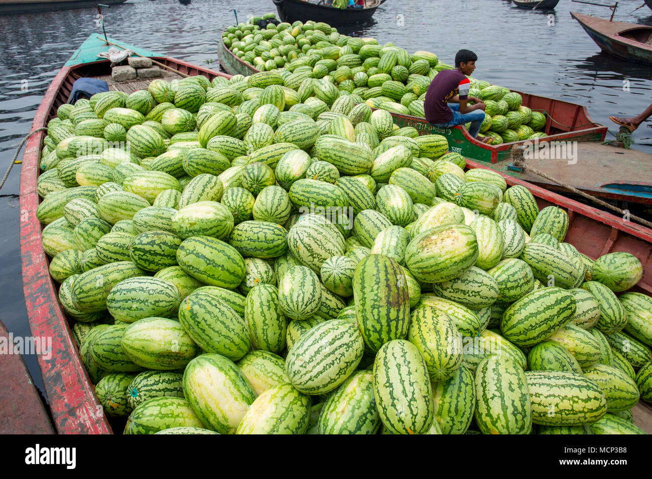 Old man selling melons hi-res stock photography and images - Alamy