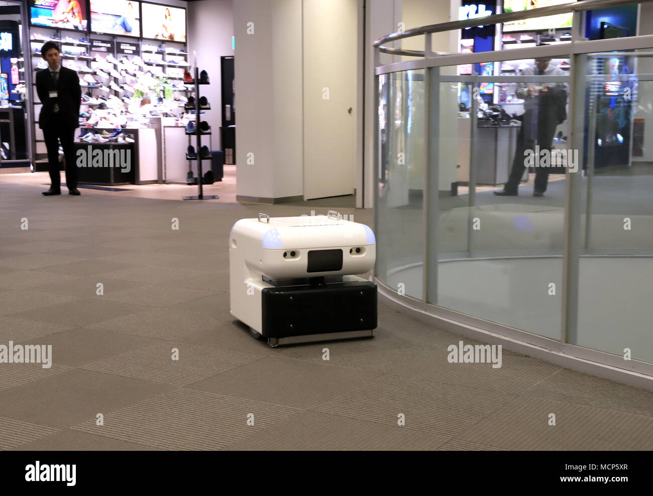 Tokyo, Japan. 17th Apr, 2018. Japan's robot venture Cyberdyne and ...