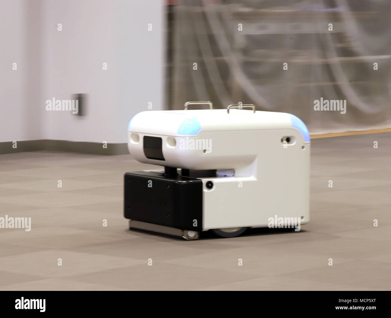 Tokyo, Japan. 17th Apr, 2018. Japan's robot venture Cyberdyne and ...