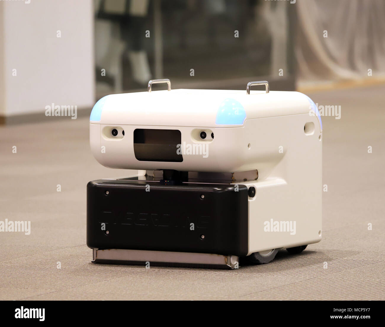 Tokyo, Japan. 17th Apr, 2018. Japan's robot venture Cyberdyne and ...