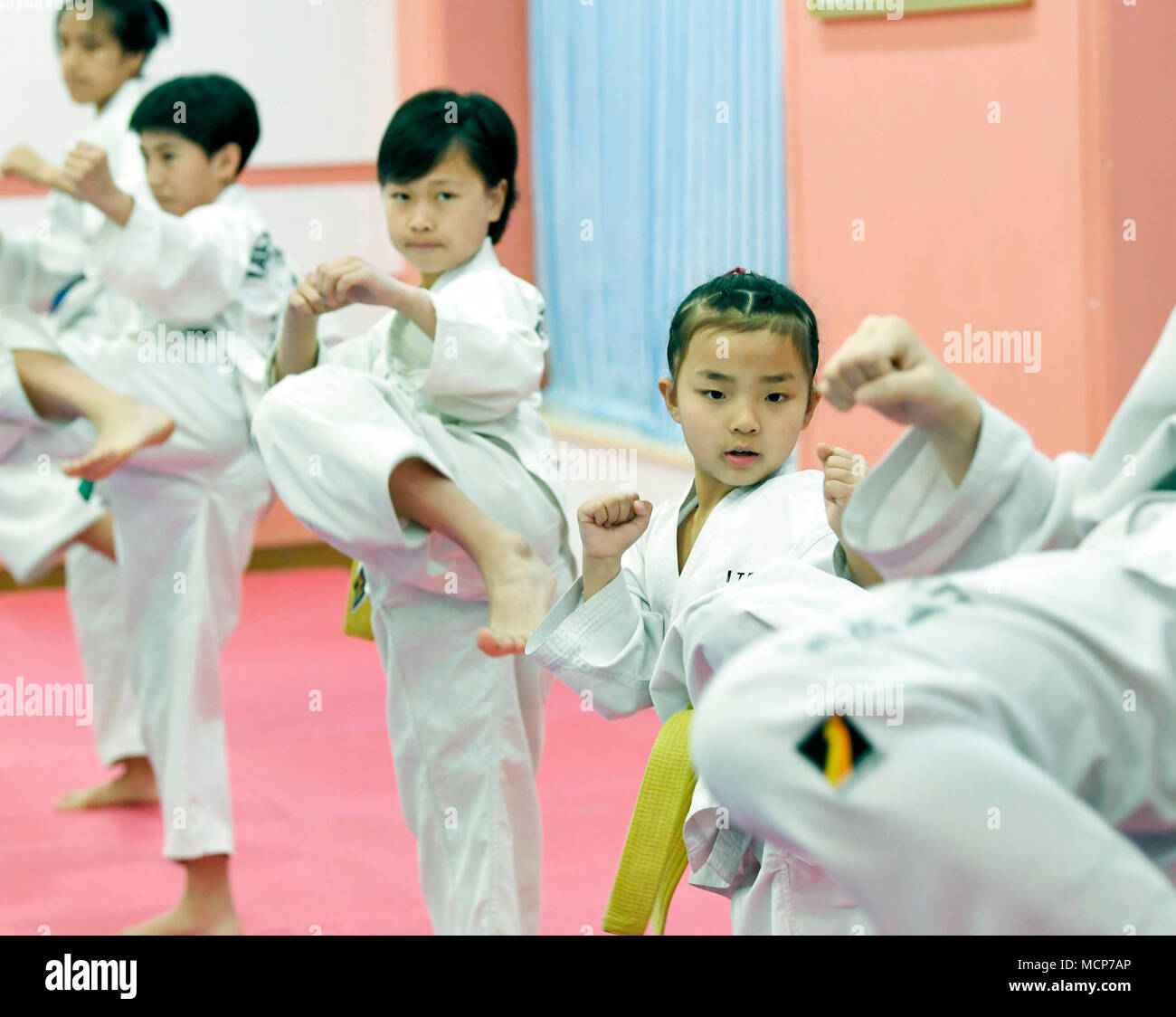 Mangyongdae Children's Palace, Apr 3, 2018 : North Korean students take ...
