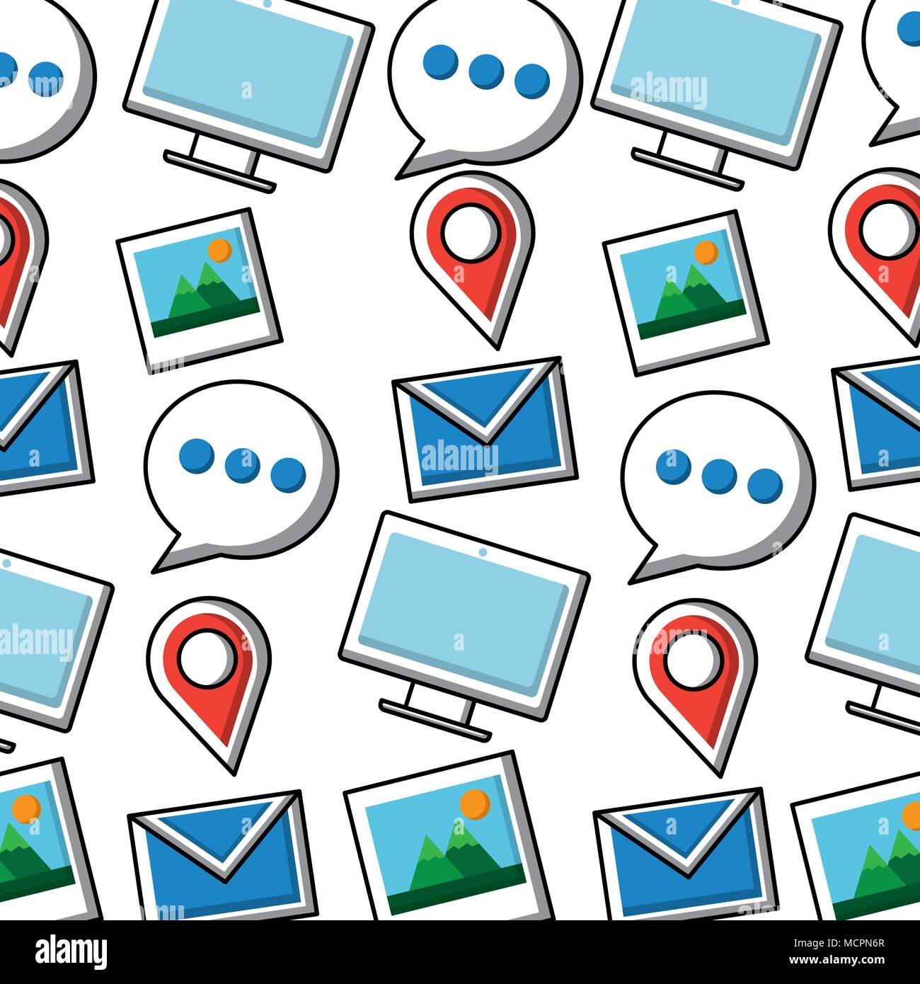 Social network bird pattern hi-res stock photography and images - Alamy