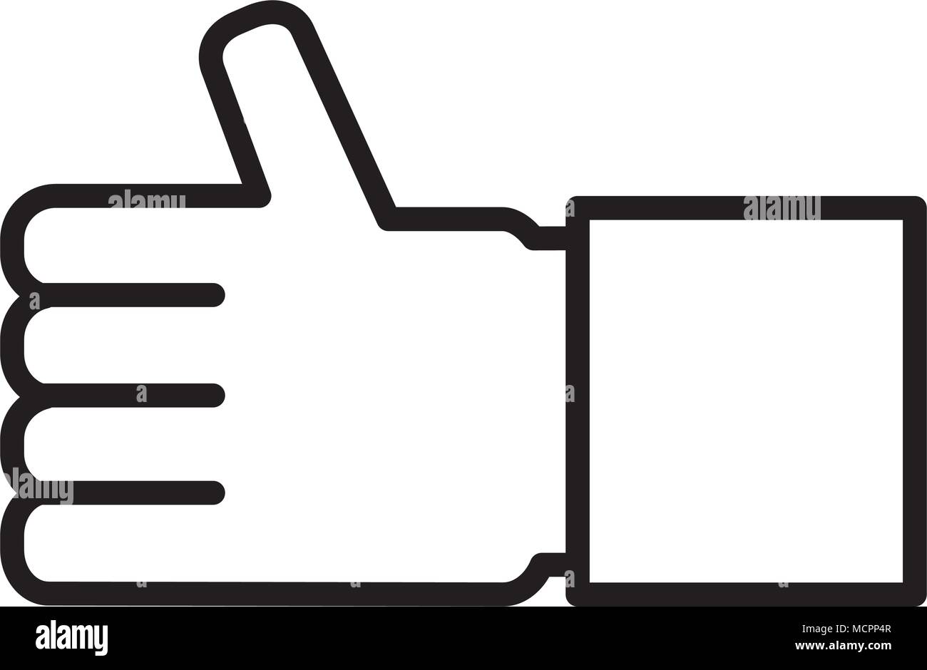hand like ok social media image Stock Vector Image & Art - Alamy